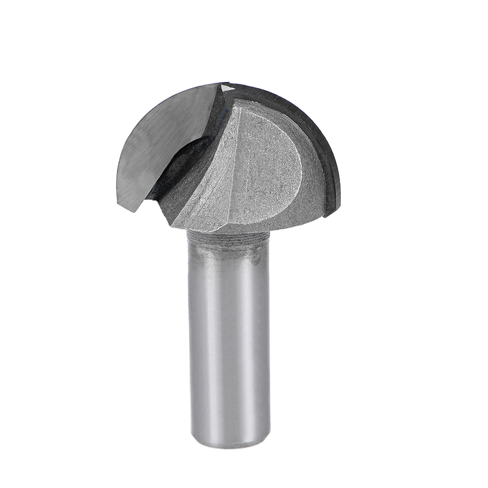 Router Bit 1/2" Shank 1-3/8" Cutting Dia Core Box 2 Flutes Carbide for ...