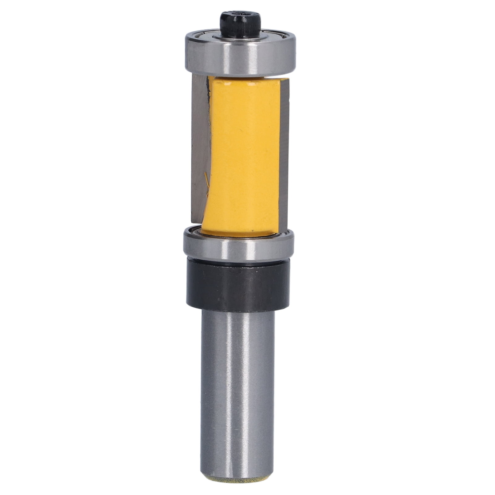 Router Bit 1/2in Shank Extended Double Bearing Straight Trimming Tool ...