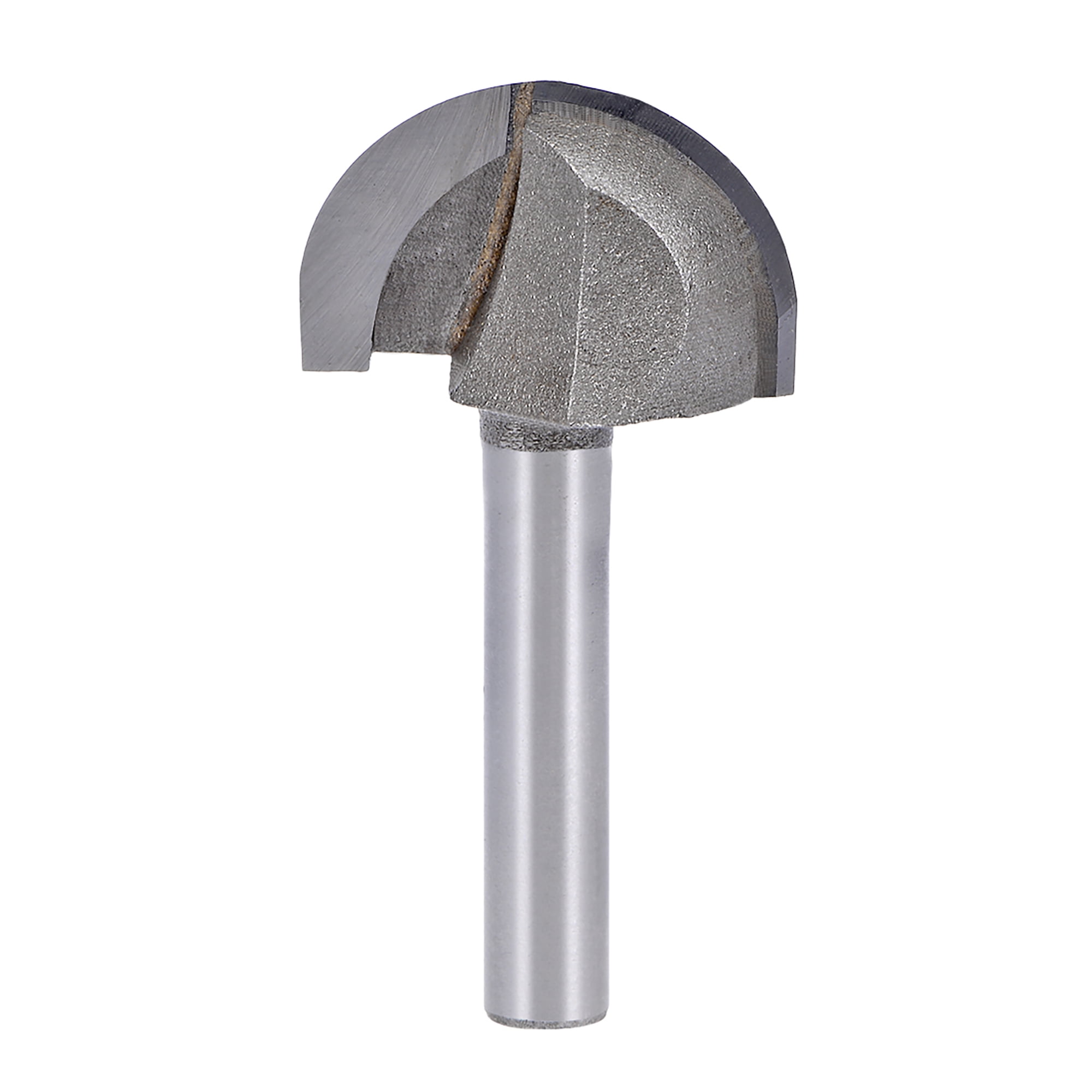 Router Bit 1/4" Shank 1 inch Cutting Dia. Core Box 2 Flutes High-carbon ...