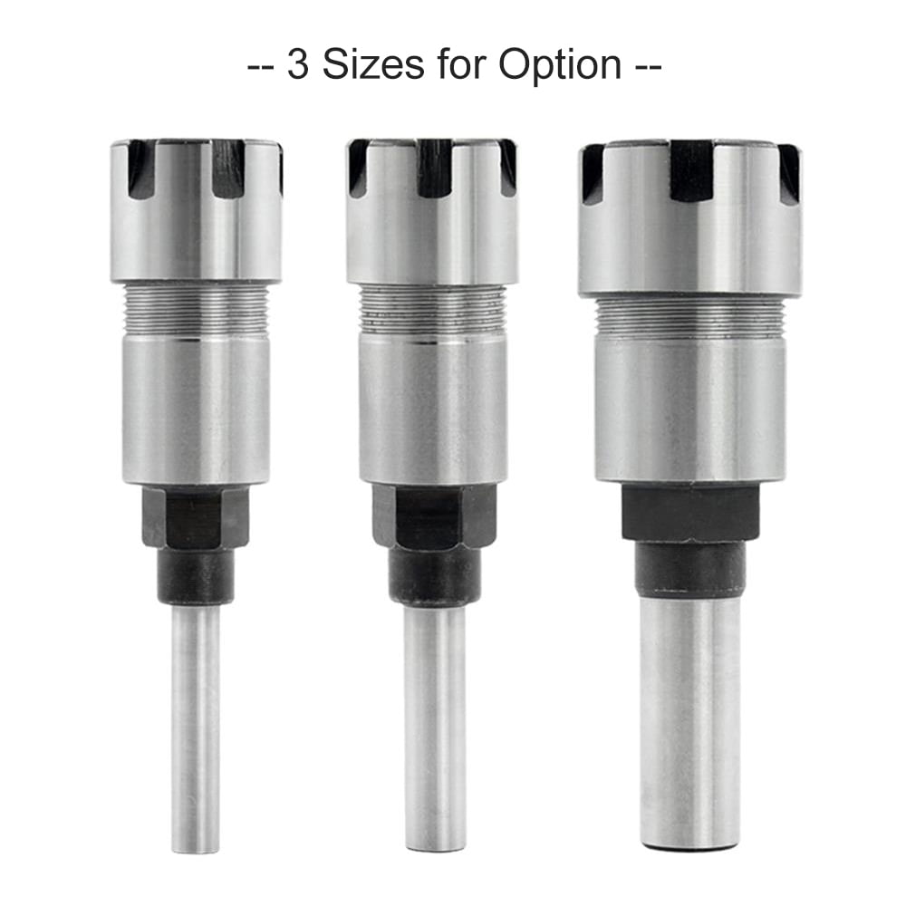 Router Bit Extender,8mm Collet Steel 8mm Shank With Er16-8 8mm Bit 1/4 ...