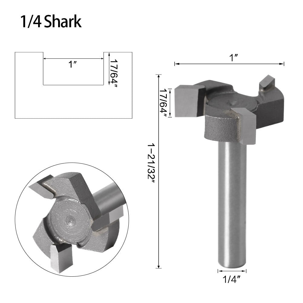 Router Bits Slab Flattening Router Bits T-Slot Milling Cutter for ...