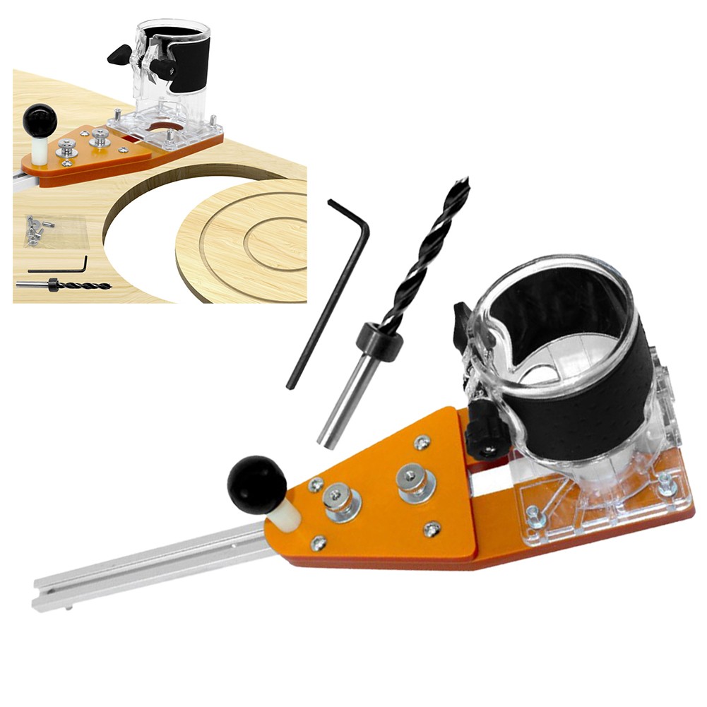 Router Circle Cutter Jig For Electric Hand Trimmer Woodworking Slotting ...