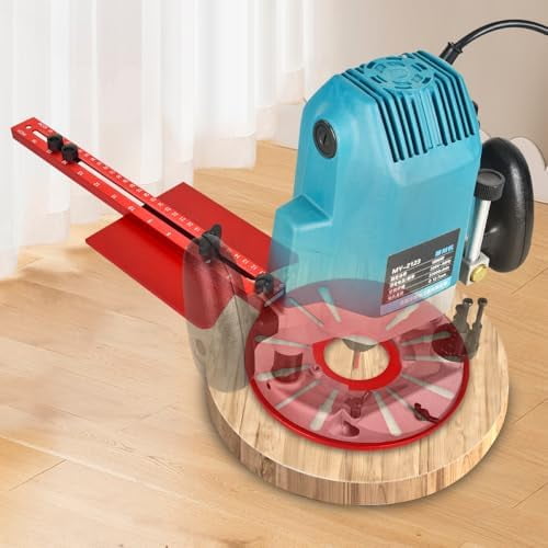 Router Circle Cutting Jig & Edge Guide - Essential Power Tool Accessory ...