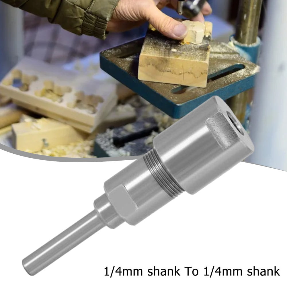 Router Collet Extension Rod Router Bit Adapter Extender For 1/4In 8Mm ...