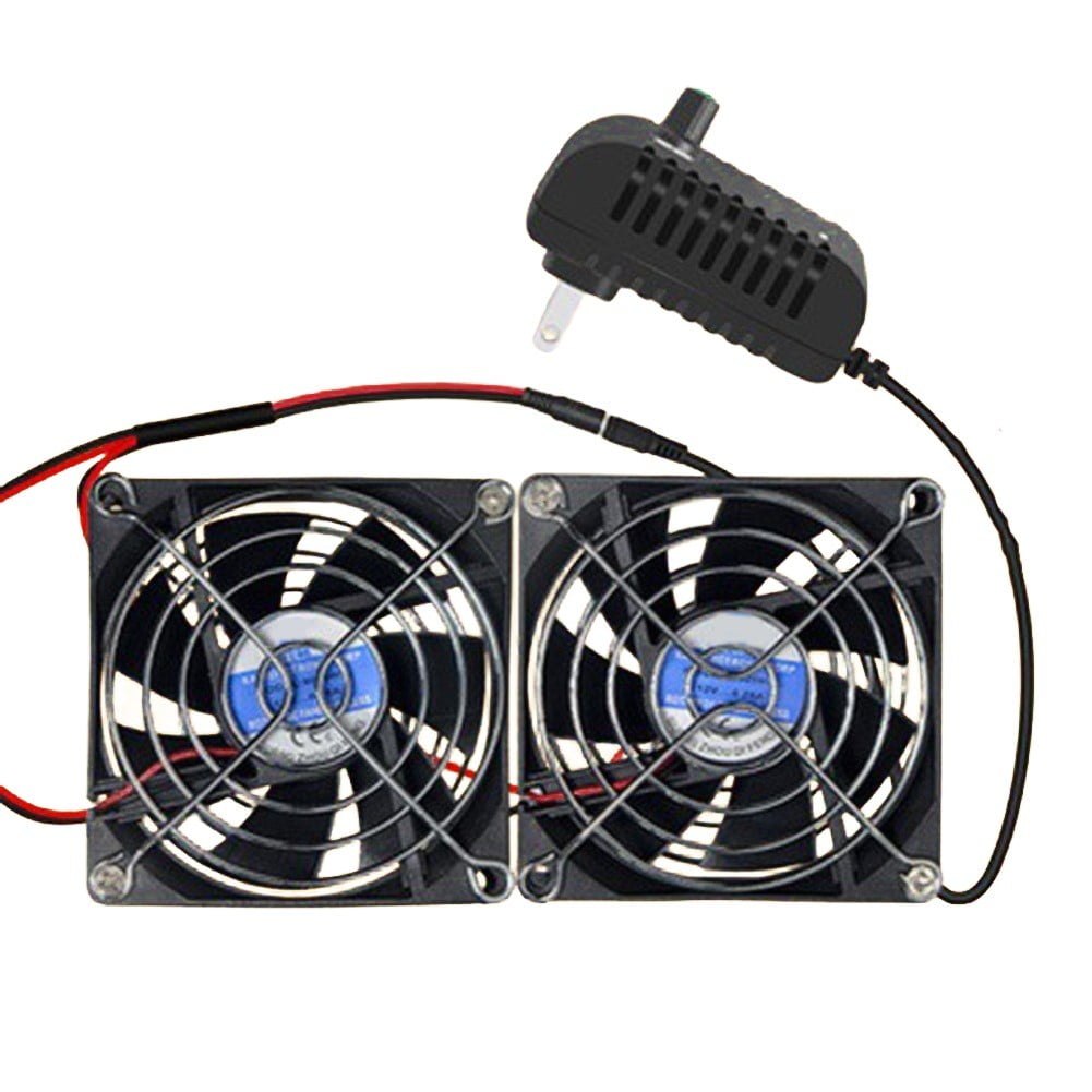 Router Fan, Computer Cooler fan, TV Box, DC 12V with wire, 80mm, 8cm ...