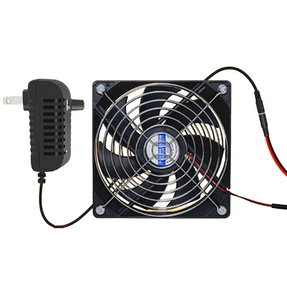 Router Fan, Computer Cooler fan, TV Box, DC 12V with wire, 80mm, 8cm ...