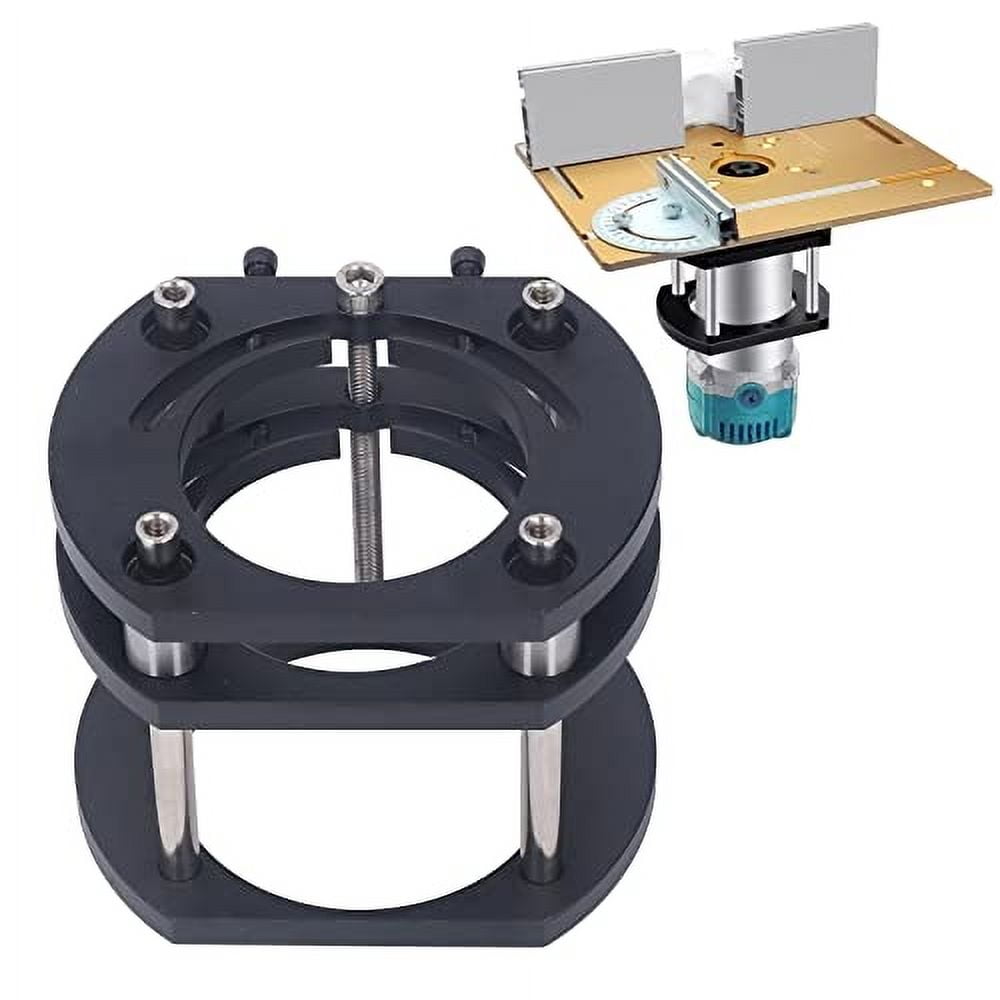 Router Lift Base, Aluminum Alloy Stainless Steel 4 Jaw Clamping, Metal ...