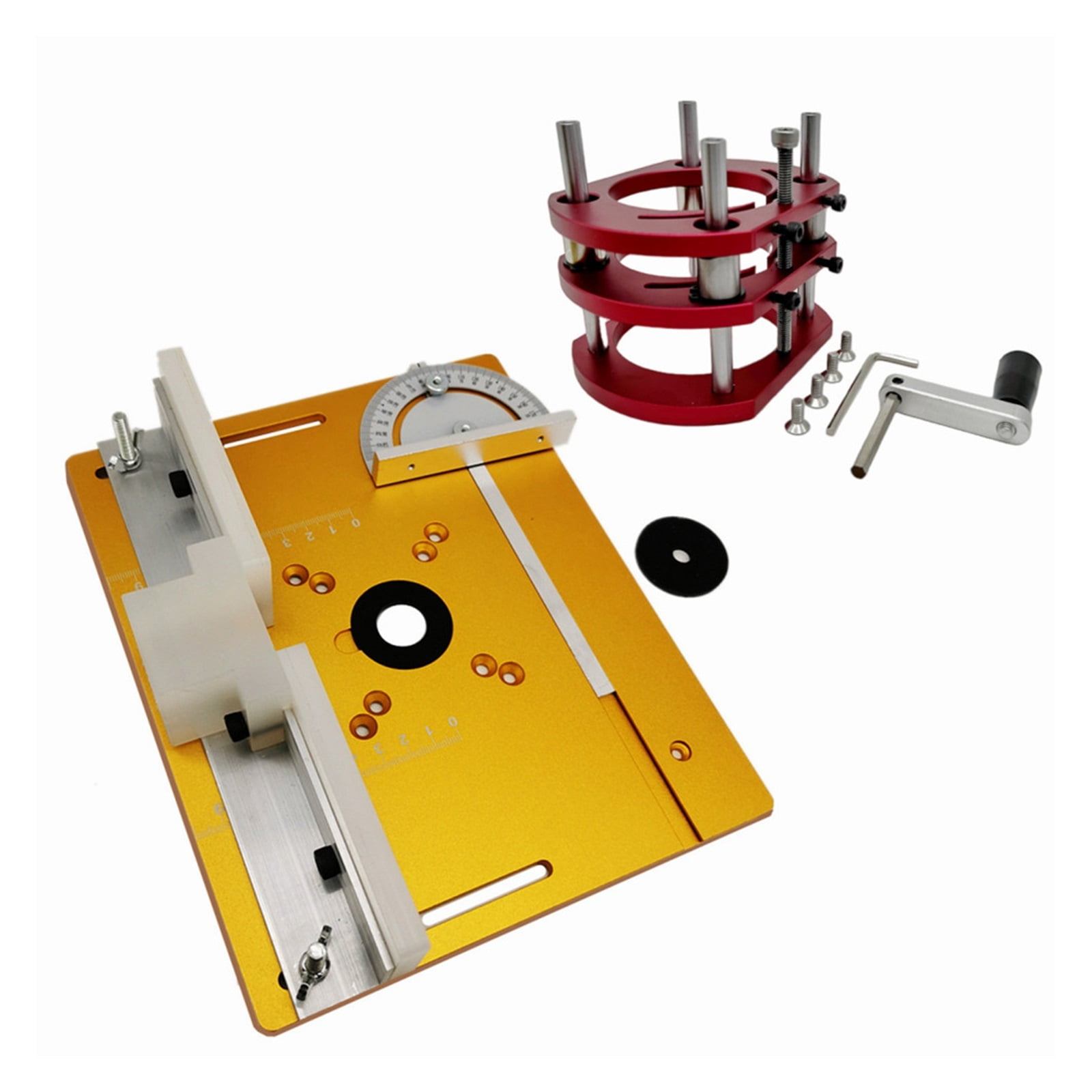 Router Lift Kit W/ Aluminum Router Plate for 65mm Diameter Motors ...
