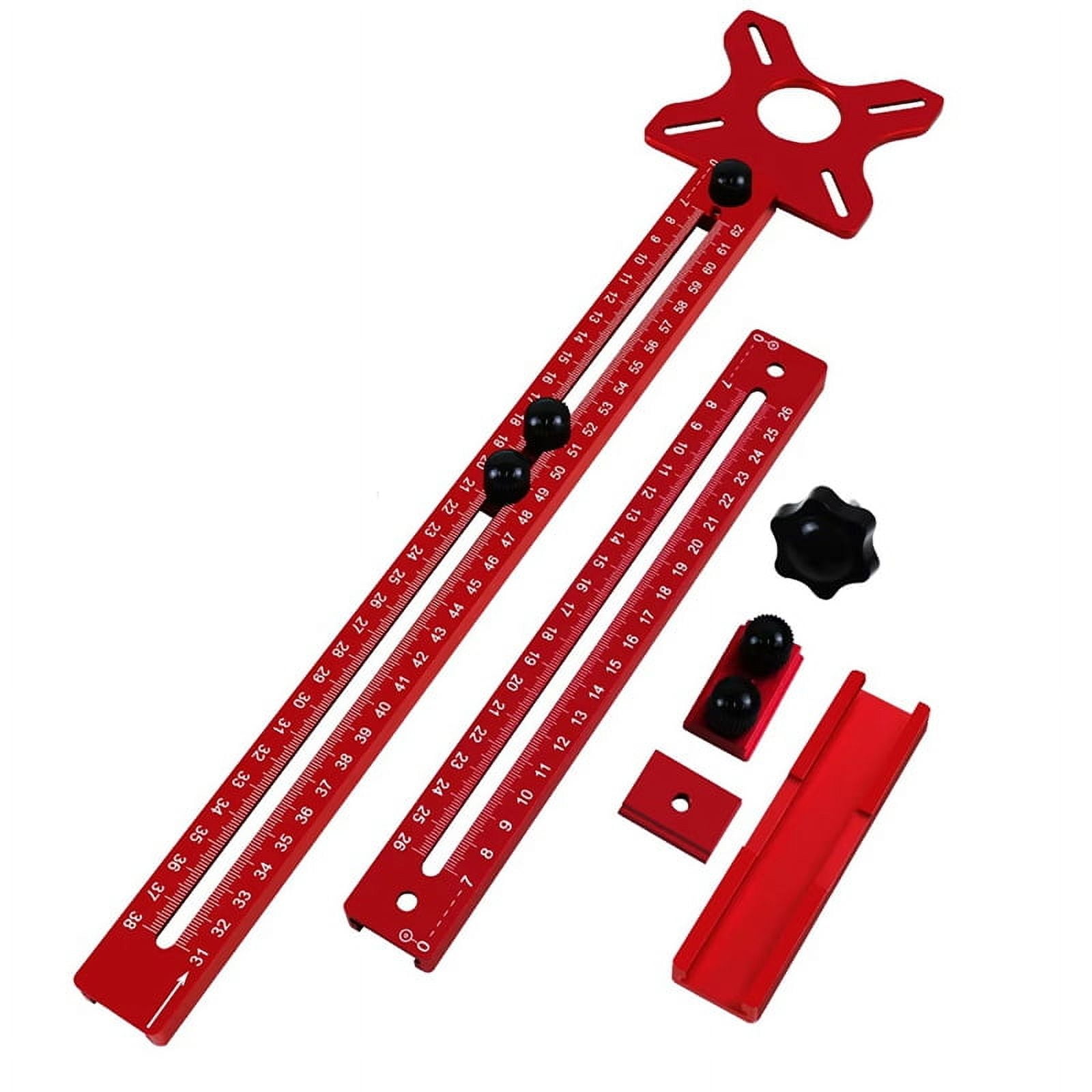 Router Milling Groove Bracket,9-61cm Radius Router Circle Cutting Jig ...