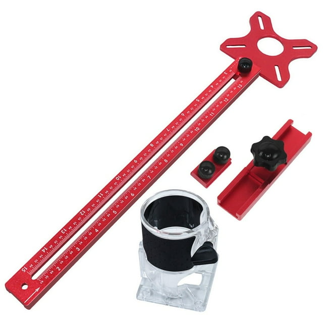 Router Milling Groove Bracket, Cabinet Hardware Jig And Router Guide ...