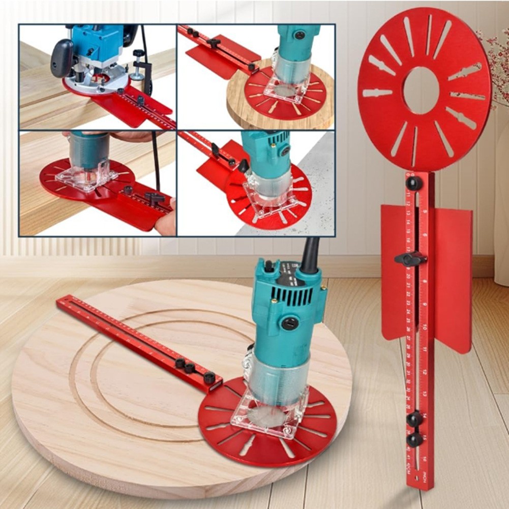 Router Milling Groove Bracket Router Woodworking Jig Circle Edging ...
