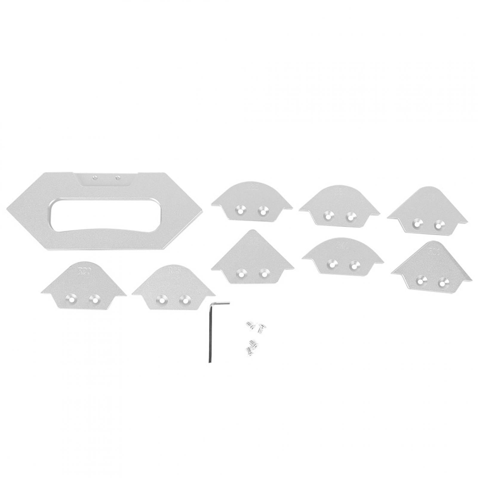 Router Table Corner Radius Jig Set Woodworking Trimming Chamfer Profile ...