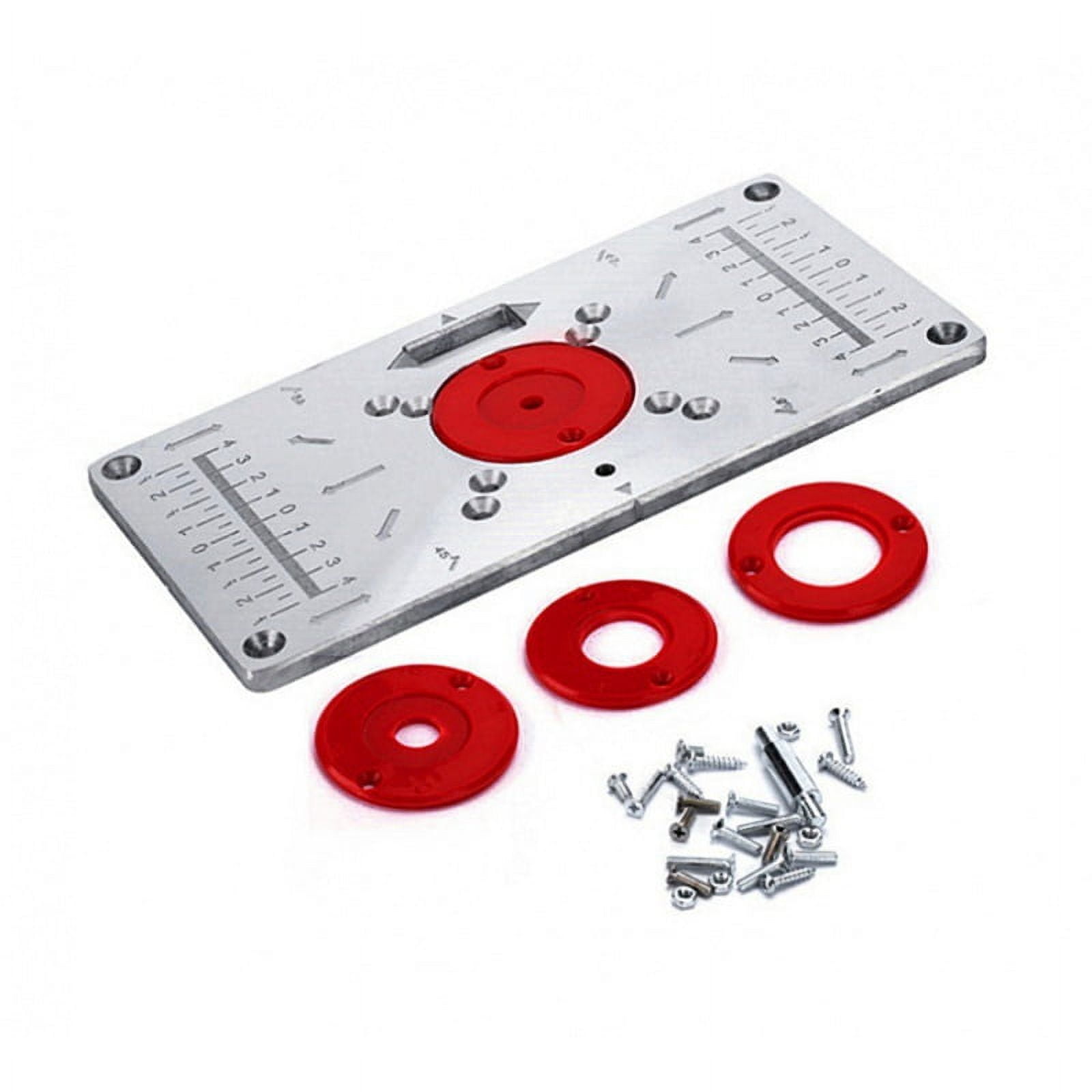 Router Table Flip Plate Aluminum Router Table Insert Plate W/ Router ...