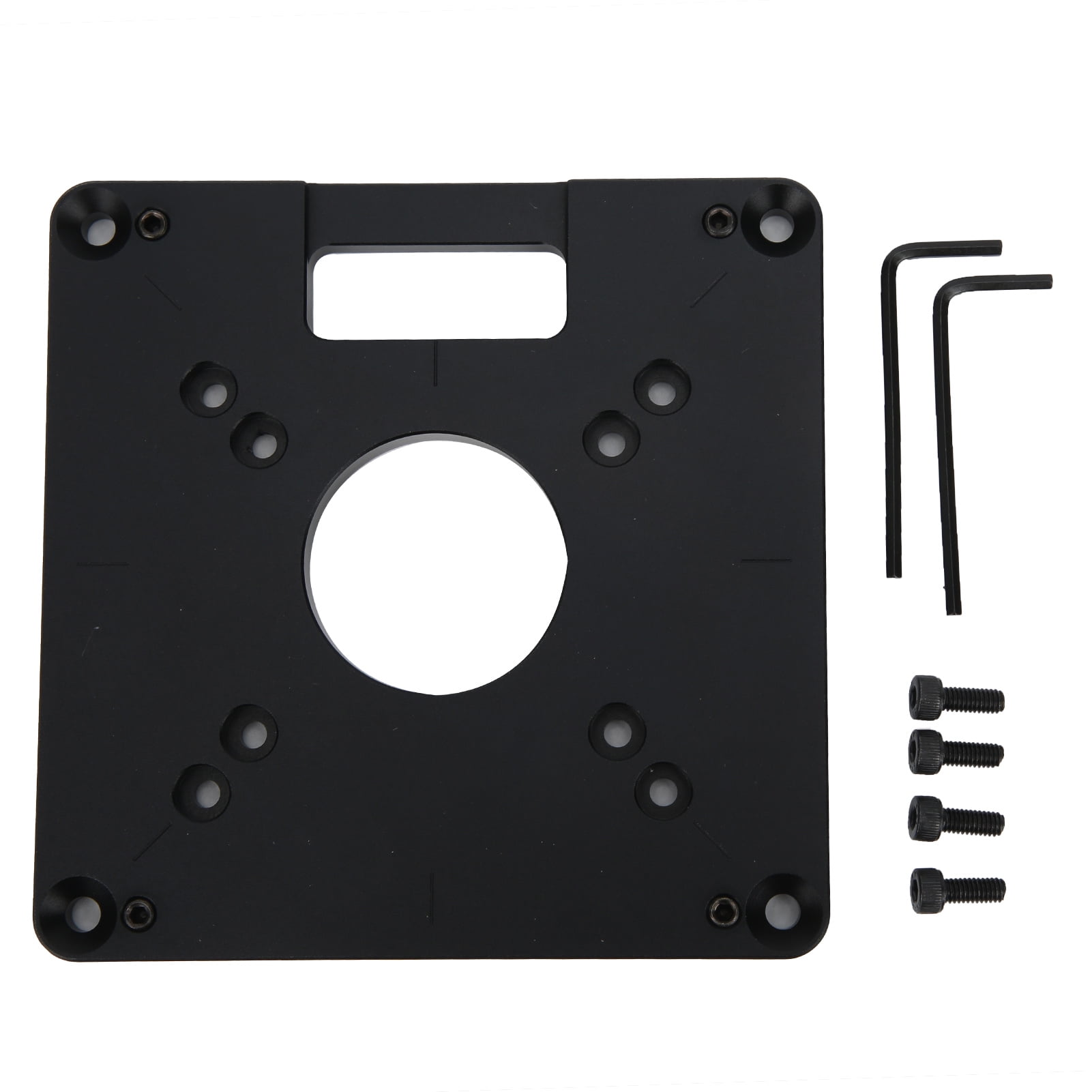 Router Table Insert Plate Aluminium Alloy CNC Trimmer Woodworking ...