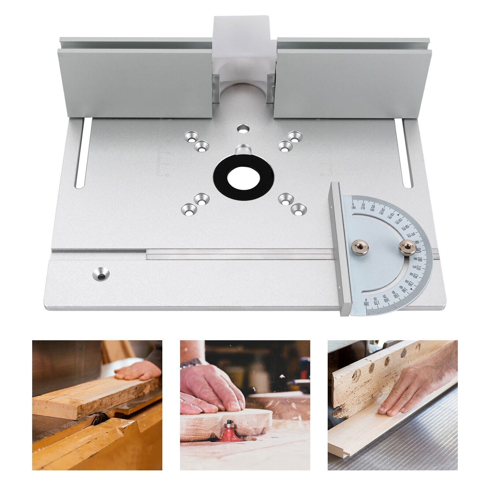 Router Table Insert Plate Aluminum Router Plate for Woodworking Bench ...