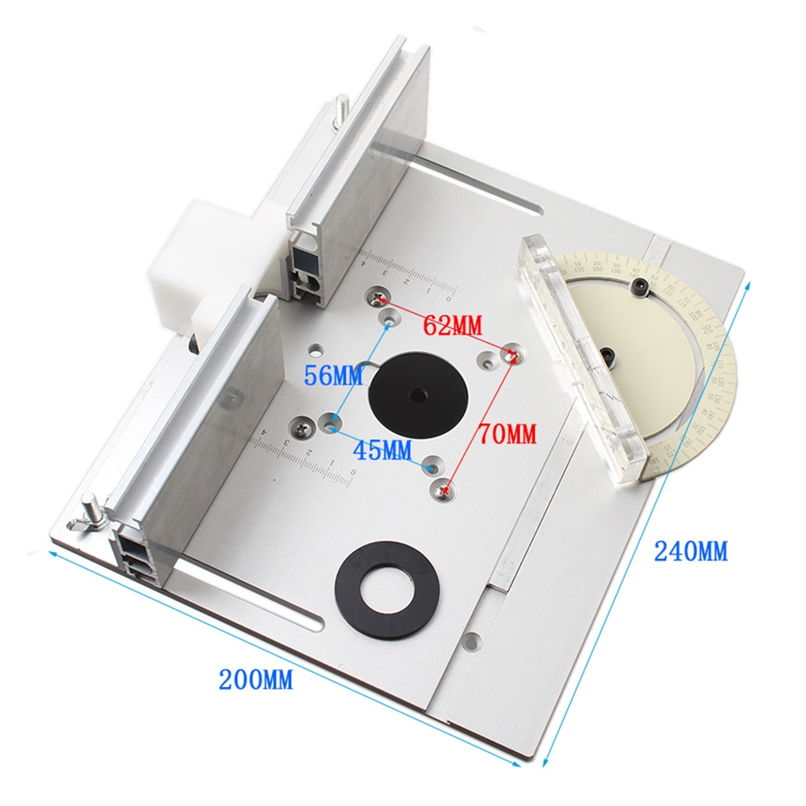 Router Table Insert Plate For Woodworking Benches Table Saw With Miter ...