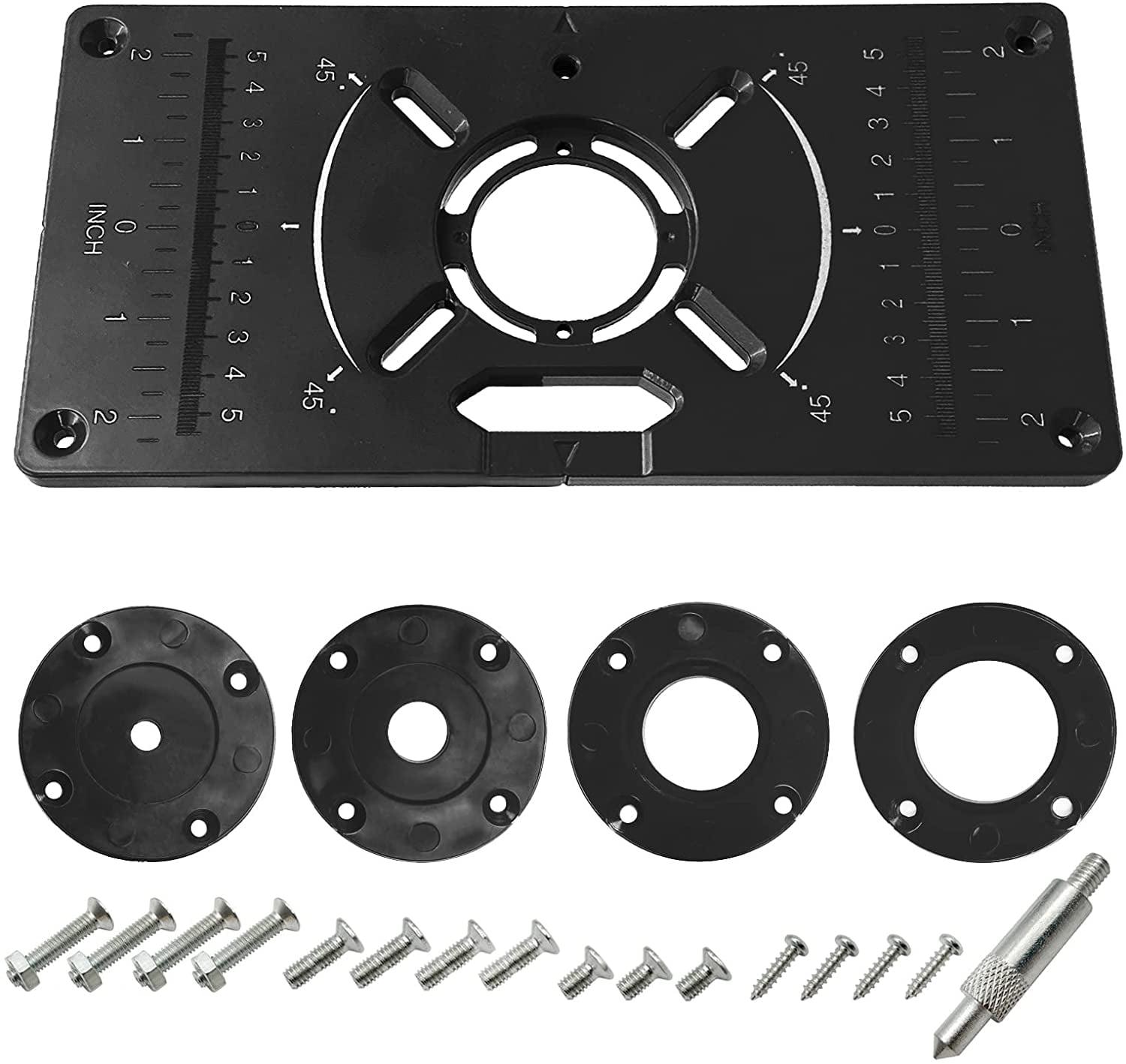 Router Table Insert Plate Table Aluminium Insert Plate Router Trimmer ...