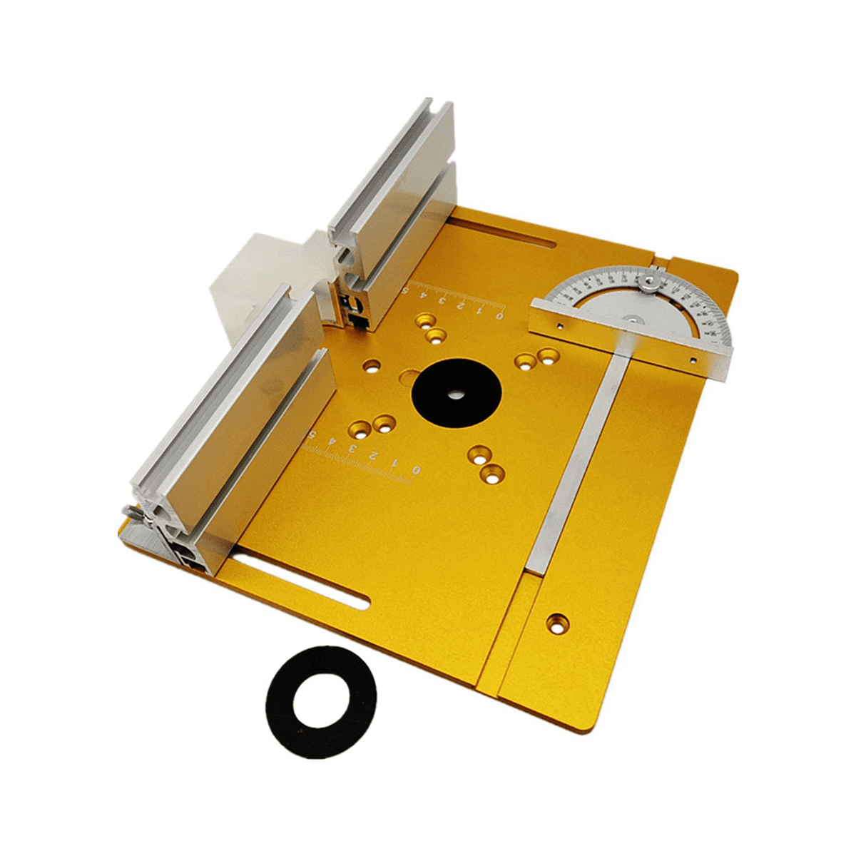 Router Table Insert Plate Woodworking Benche Table Saw with Miter Gauge ...