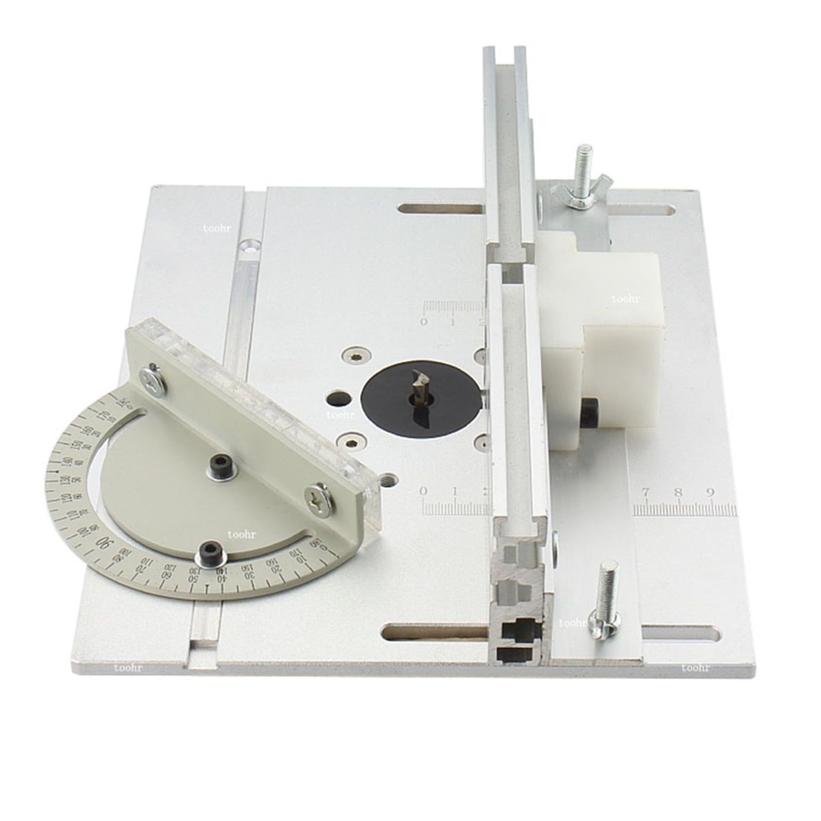 Router Table Insert Plate Woodworking Benches Table Saw W Miter Gauge ...