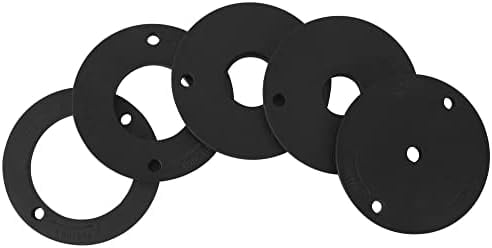 Router Table Insert Ring Set forAluminum Router Table Insert Plate - 5 ...