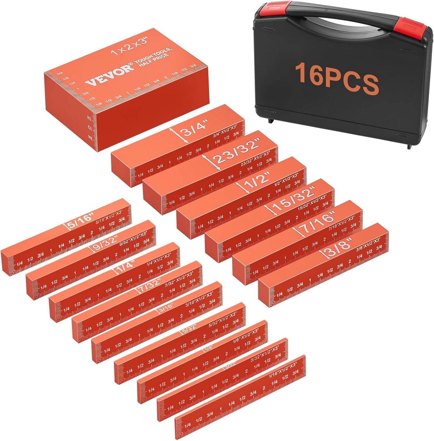 Router Table Setup Bars, 14 pcs, Precision Aluminum Setup Blocks Height ...