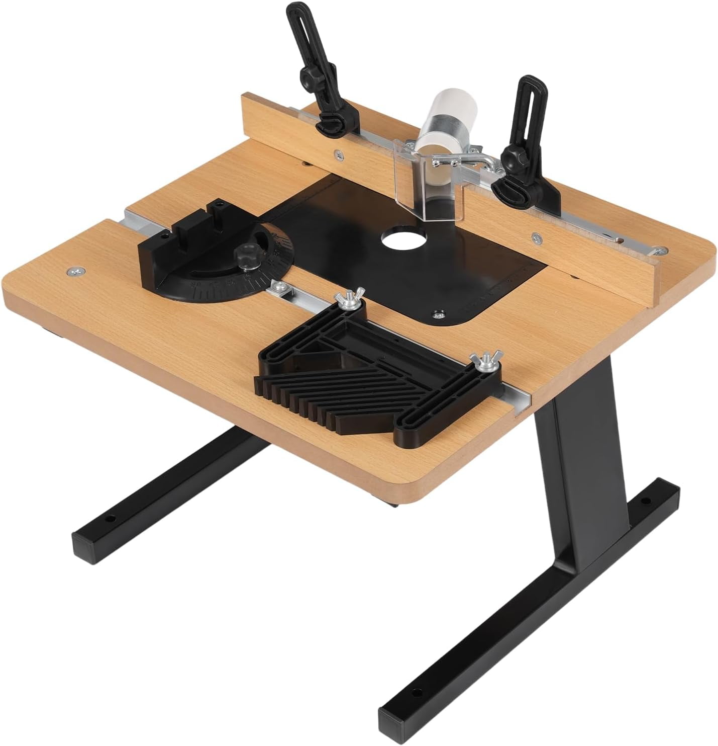 Router Table with Stand and Adjustable Fence, Woodworking Router Table ...
