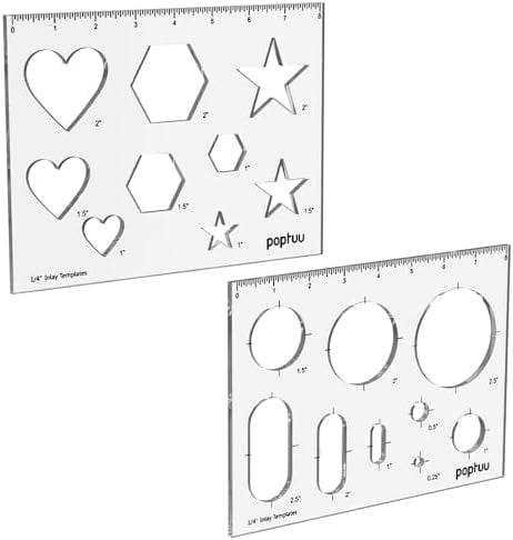 Router Templates - Set of 2 - Durable and Precision-Crafted - 18 in 1 ...