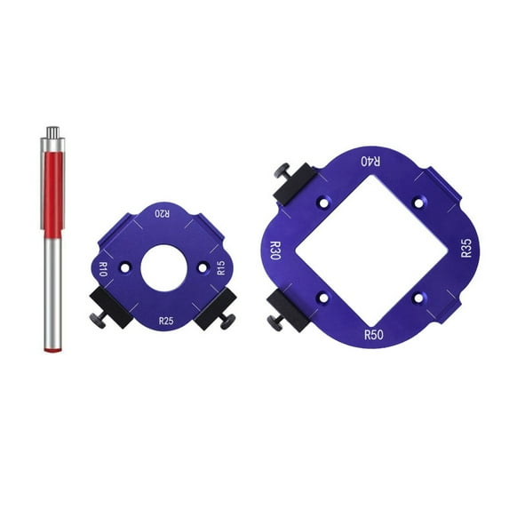 Router Templates for Woodworking Router Corner Radius Template Set (R10 ...