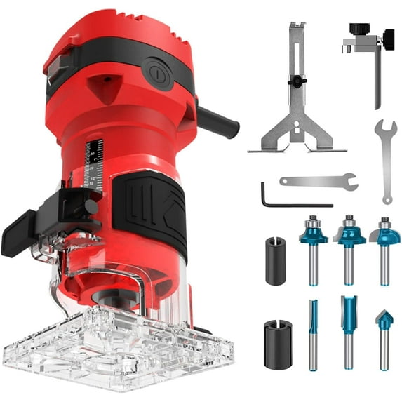 Router Tool, 32000 RPM Compact Palm Routers For Woodworking, Trim ...