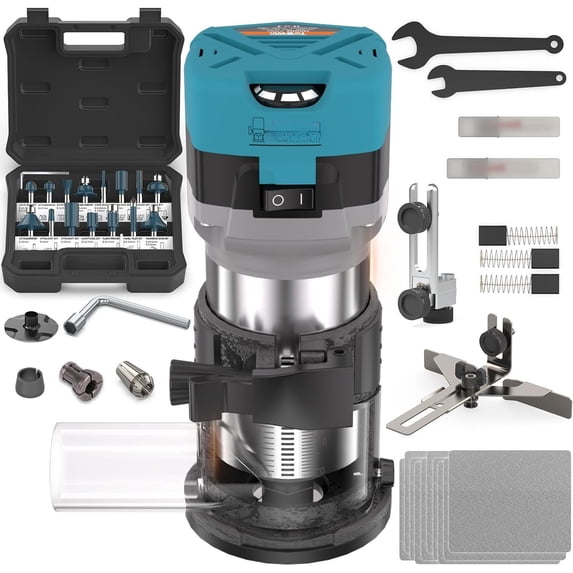 Router Tool, 6.5 Amp 1.25 Hand held Router Tool, Compact Palm Trim ...