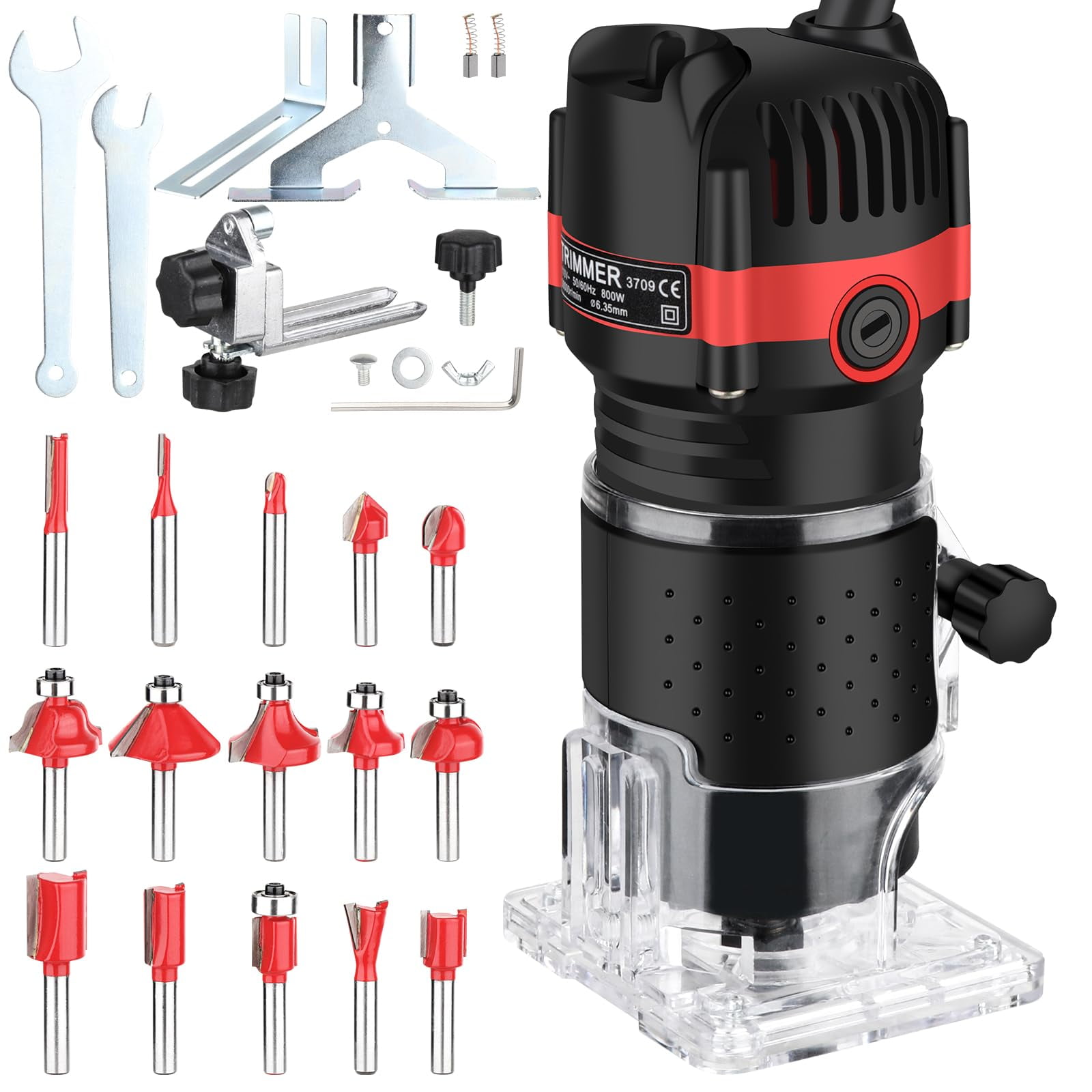 Router Tool, Hand Wood Router, 110V 800W Wood Routers for Woodworking ...