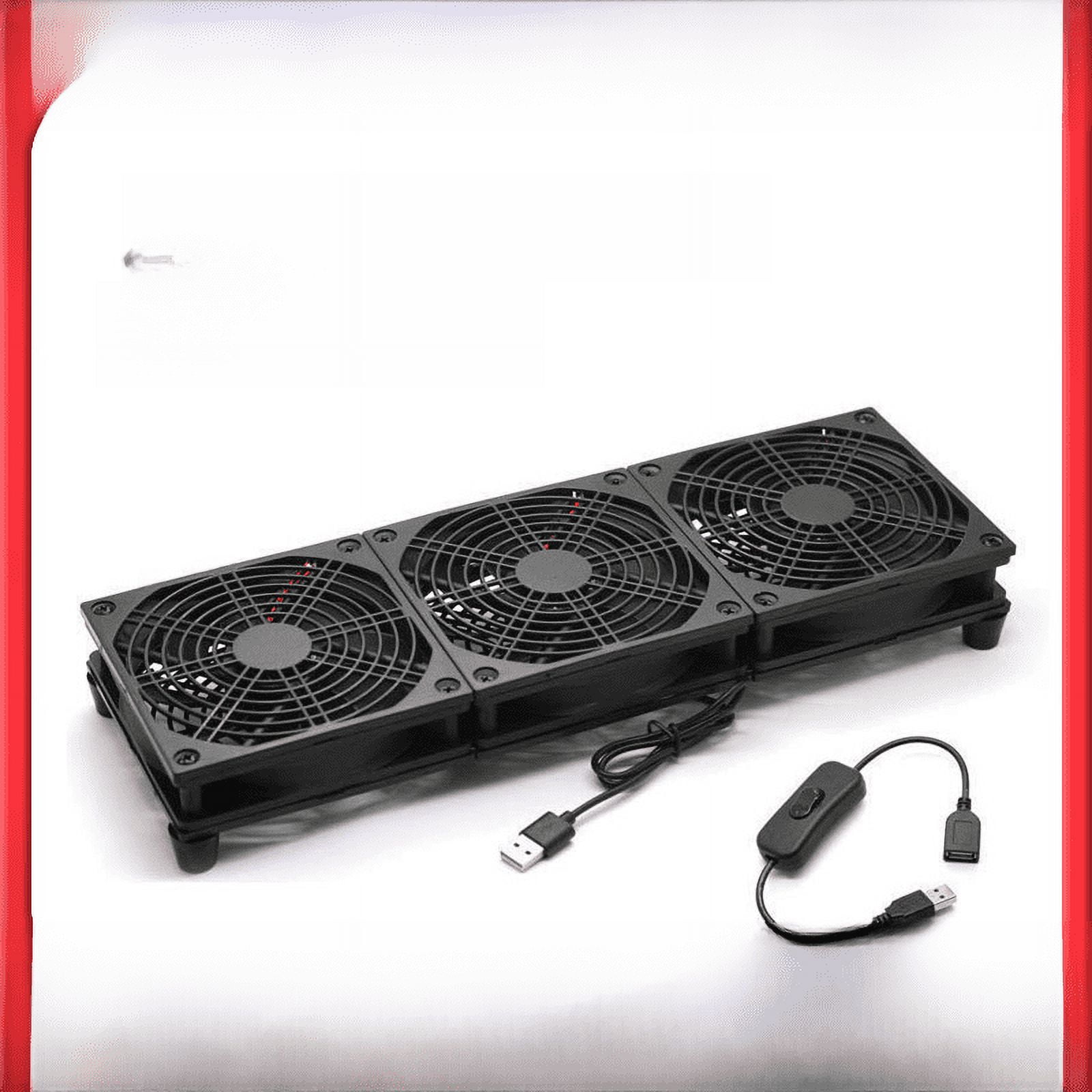 Router laptop cooling fan radiator color light USB industrial host ...