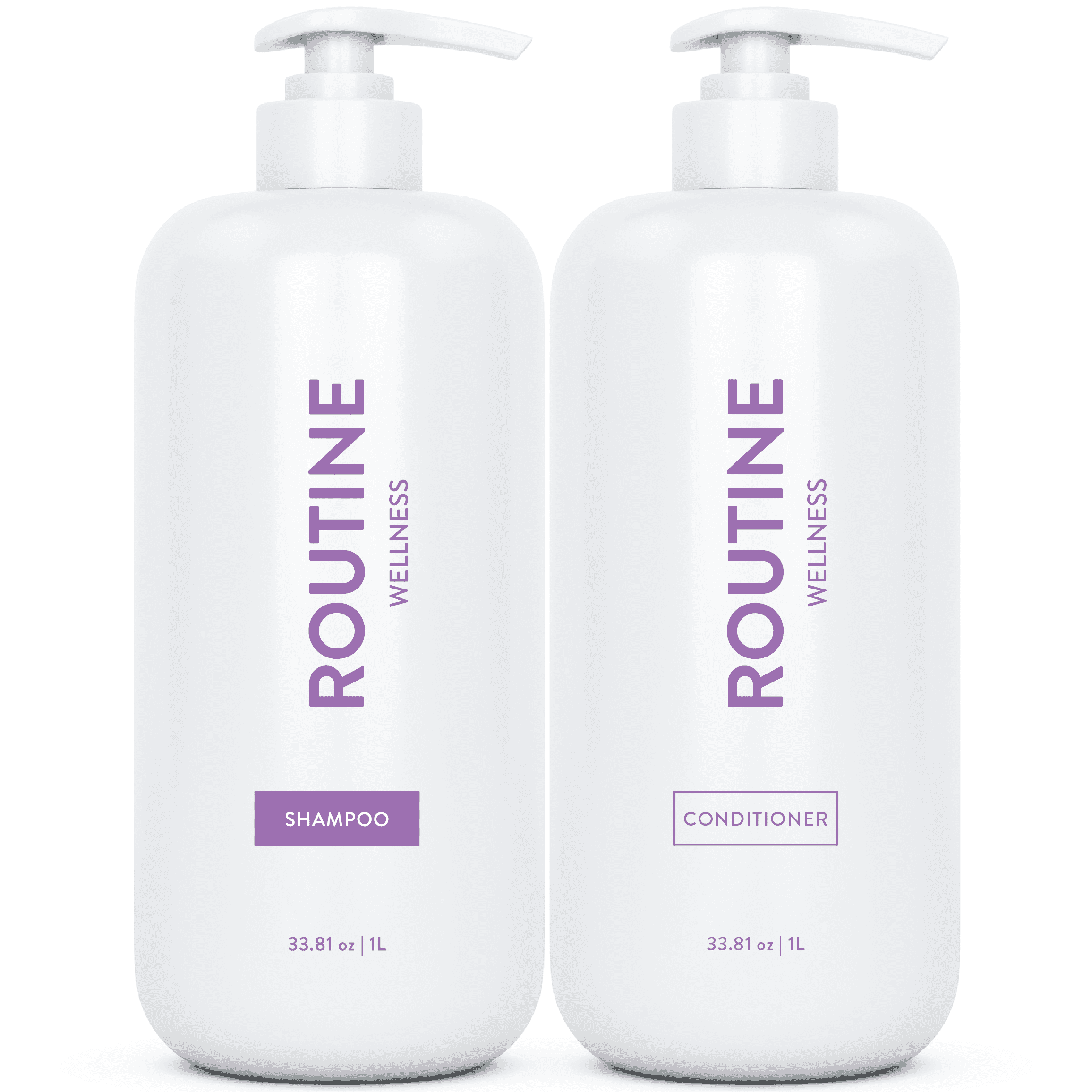 Routine Wellness 1 Liter Shampoo & Conditioner Set - Strengthening ...