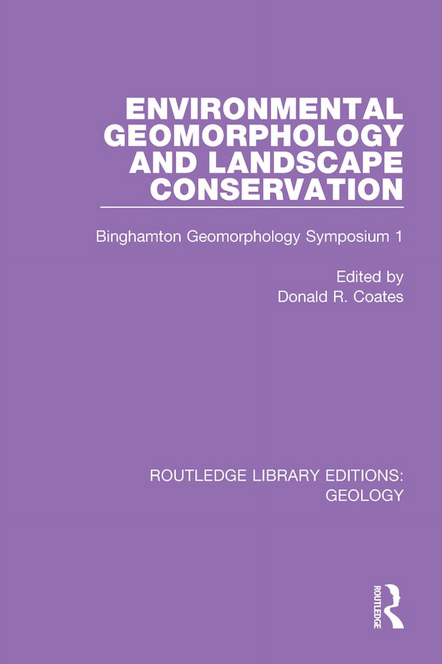 Routledge Library Editions: Geology Environmental Geomorphology and ...