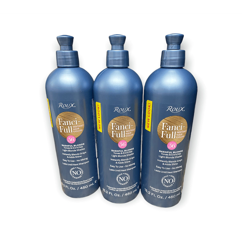Roux Fanci-Full Temporary Hair Color Rinse, Bashful Blonde #56, Tones ...