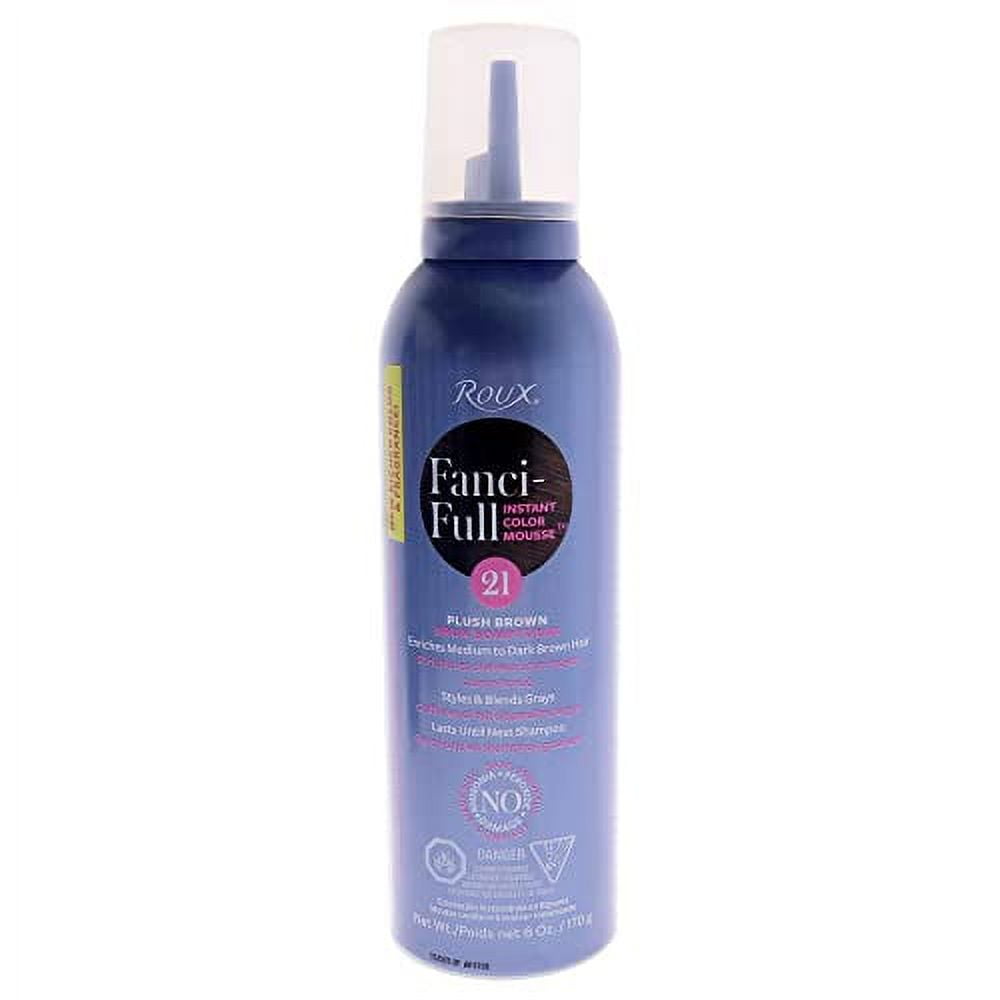 Roux Fanci Full Instant Color Mousse Semi Colored Rinse For Medium To Dark Brown Hair 21 Plush
