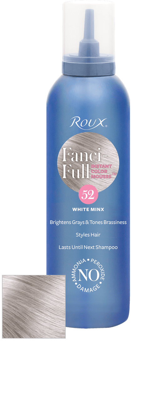 Roux Fanci-Full Mousse, #52 White Minx, Highlights, Tones Foam, 6 oz ...