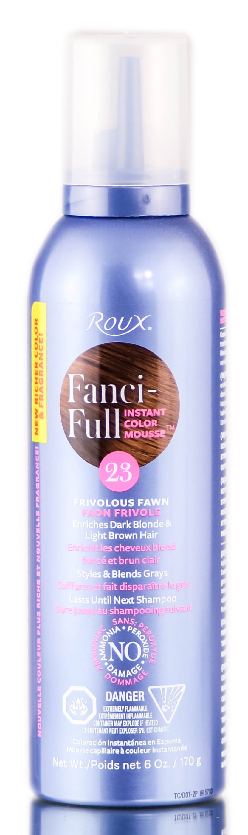 Roux Fanci-Full Temporary Hair Color Mousse, Frivolous Fawn 23, Easy to ...