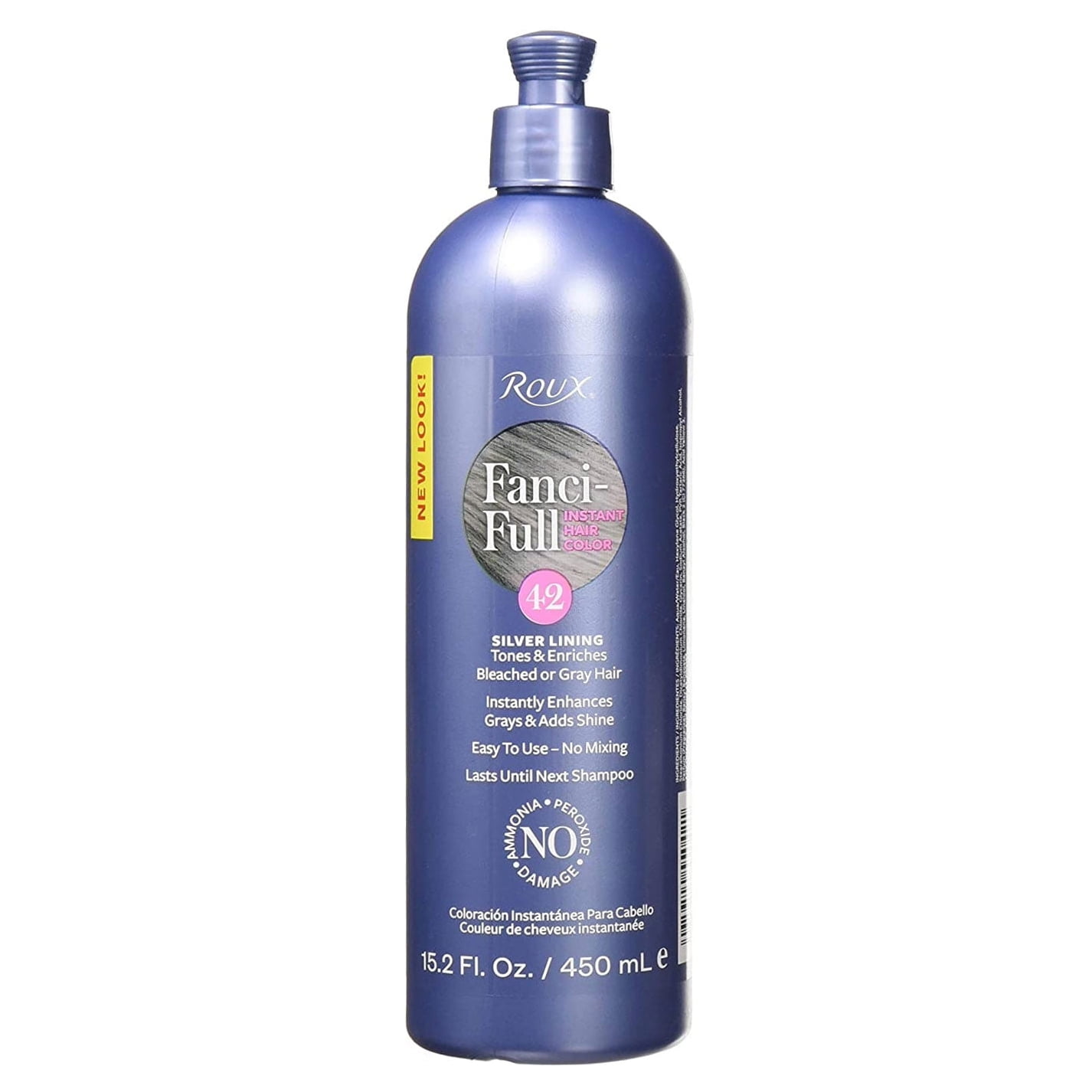 Roux Fanci Full Temporary Color Rinse, 42 Silver Lining, 15 Oz ...