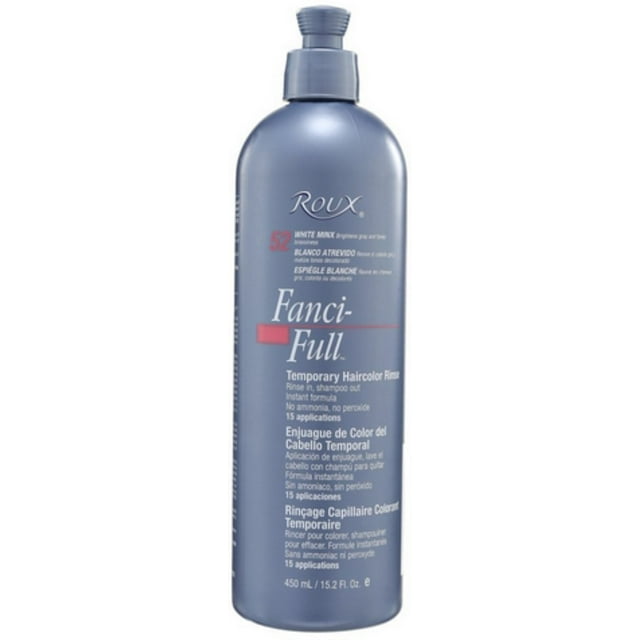 Roux Fanci-Full Temporary Color Rinse 52 White Minx, 15.2 oz (Pack of 2 ...
