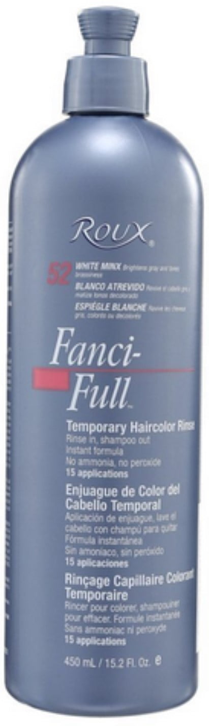 Roux Fanci-Full Temporary Color Rinse 52 White Minx, 15.2 oz - Walmart.com