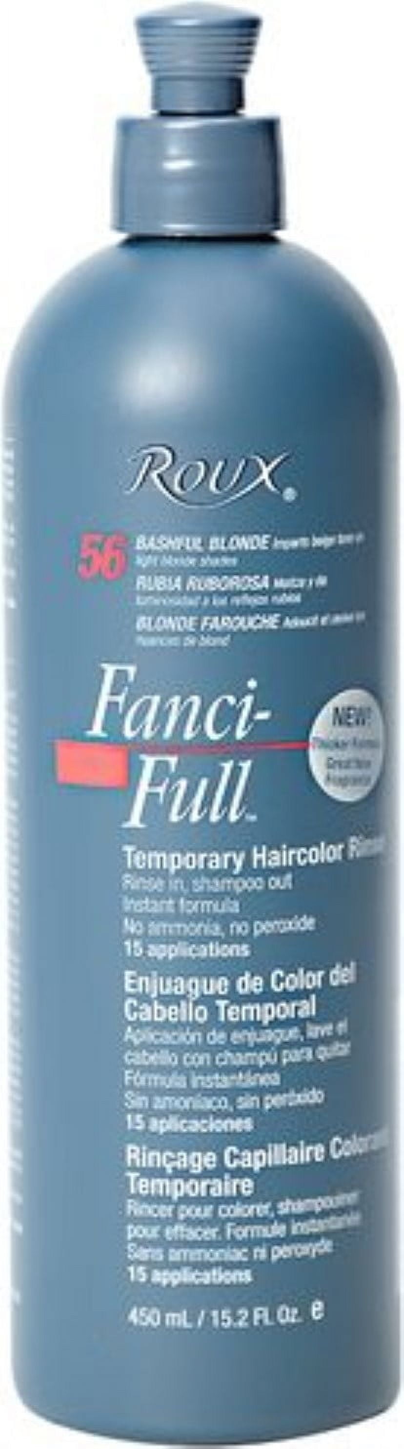 Roux Temporary Hair Color Rinse 15.2 oz Bashful Blonde Neutralizes ...