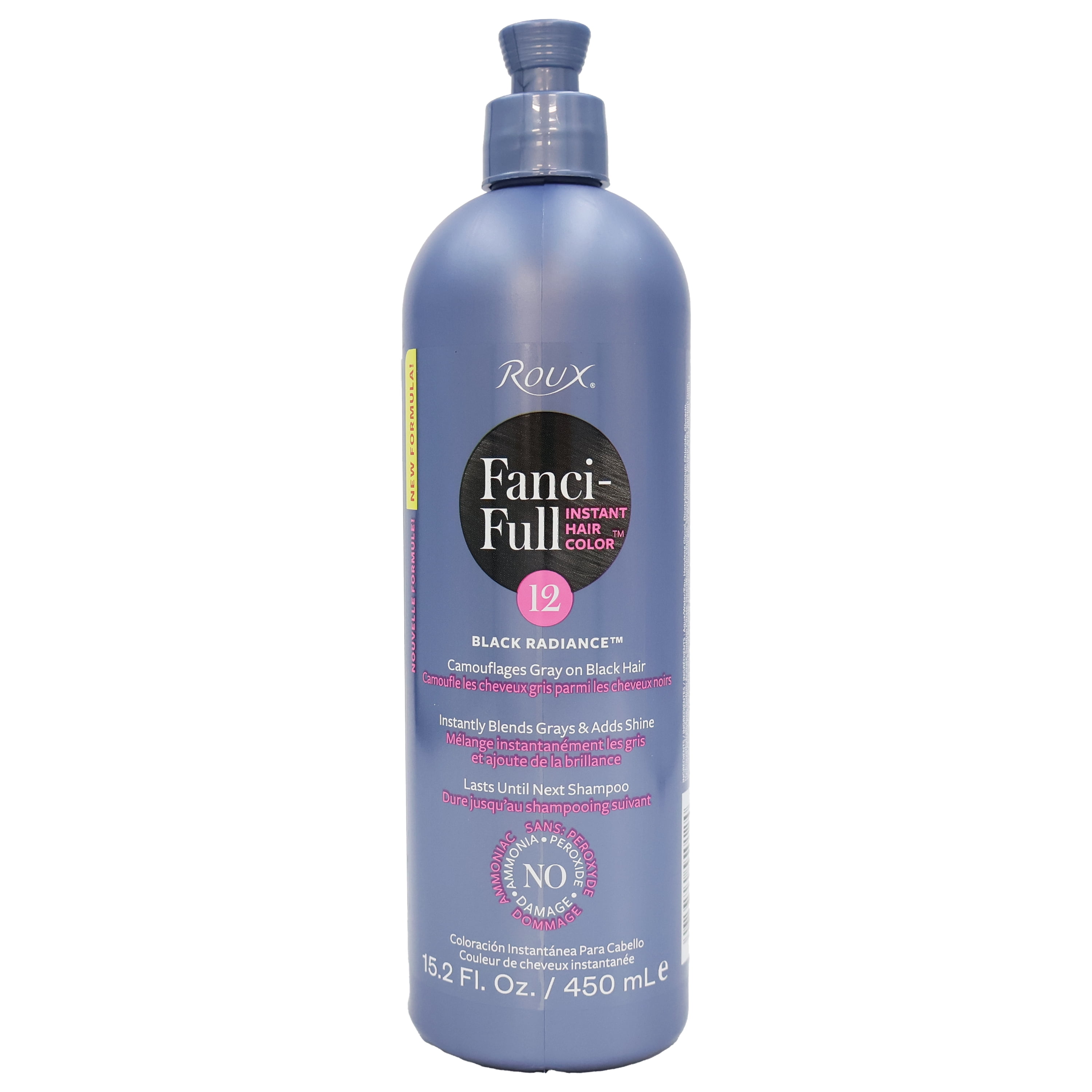 Roux Fanci Full Temporary Haircolor Rinse, Black Radiance, 15.2 Oz ...