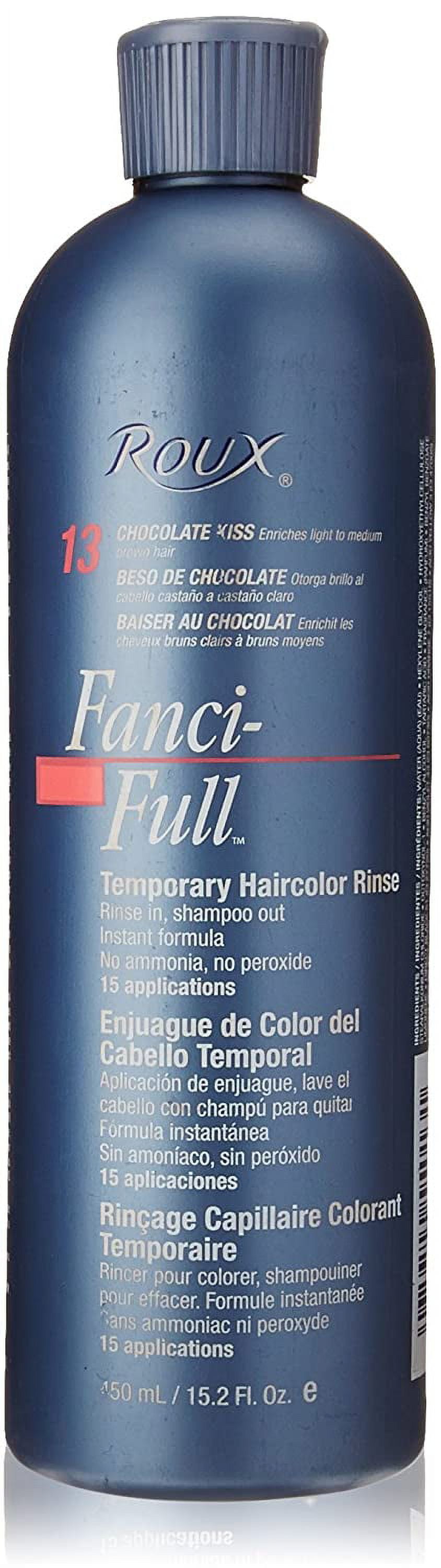 Roux Fanci Full Temporary Haircolor Rinse, Chocolate Kiss, 15.2 Oz - Walmart.com
