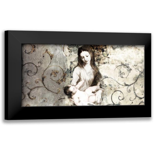 Roux, Simon 18x11 Black Modern Framed Museum Art Print Titled - Madonna ...