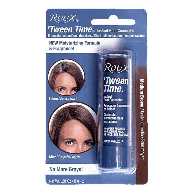 Roux Temporary Haircolor Touch-Up Stick Medium Brown, 1 ea - Walmart.com