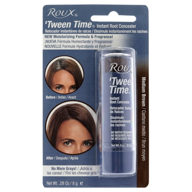 Roux Temporary Haircolor Touch-Up Stick Medium Brown, 1 ea - Walmart.com