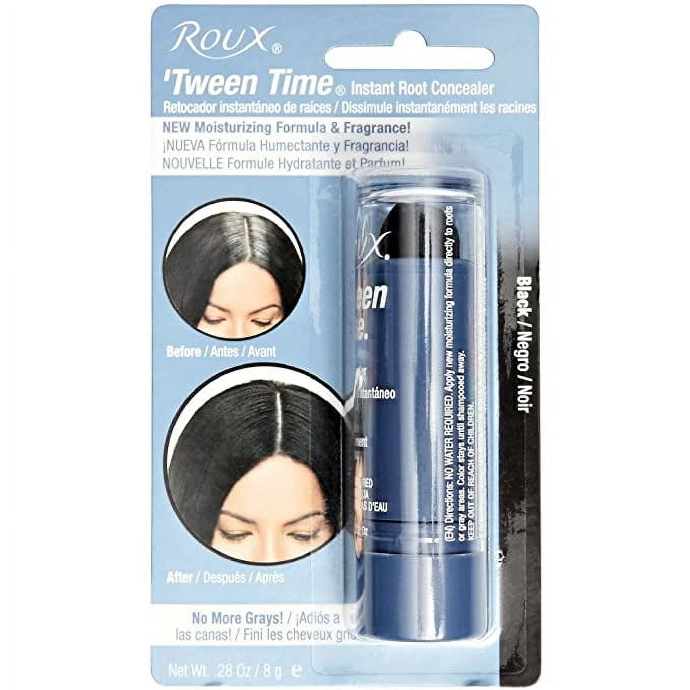 Roux 'Tween Time Instant Root Concealer, Black 1 ea (Pack of 3 ...