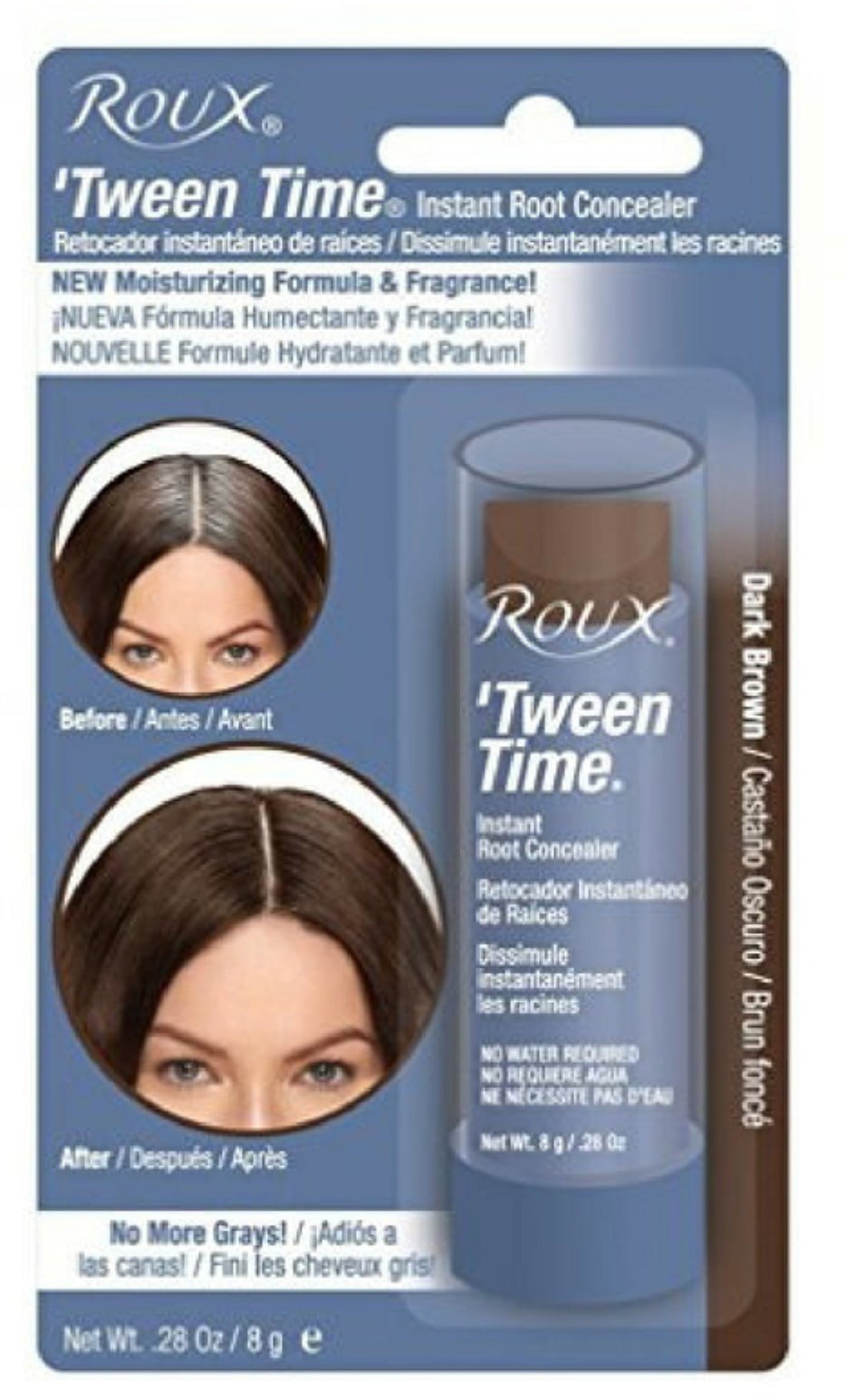 Roux Tween Time Precision Temporary Gray Touch-Up Stick, Instant Root ...