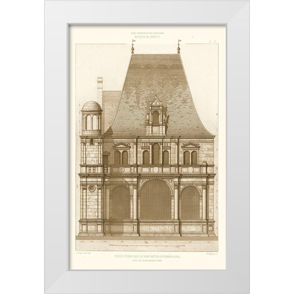 Rouyer, Eugene 10x14 White Modern Wood Framed Museum Art Print Titled ...